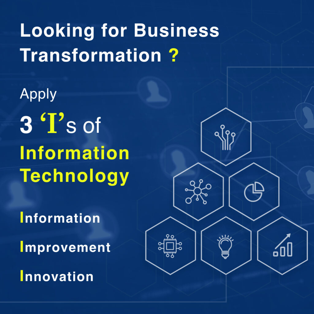 Power of 3 “I “s in business transformation – Liven Varghese